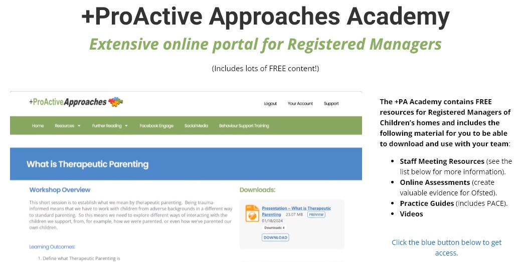 +ProActive Approaches Academy | FREE Resources | +ProActive Approaches